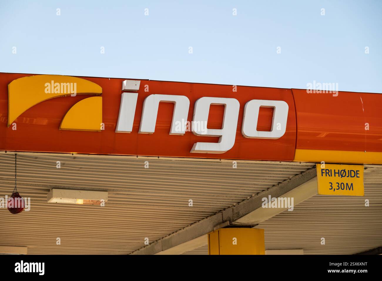 Odense, Denmark. 18th Feb, 2025. The Ingo logo is displayed at the Ingo ...