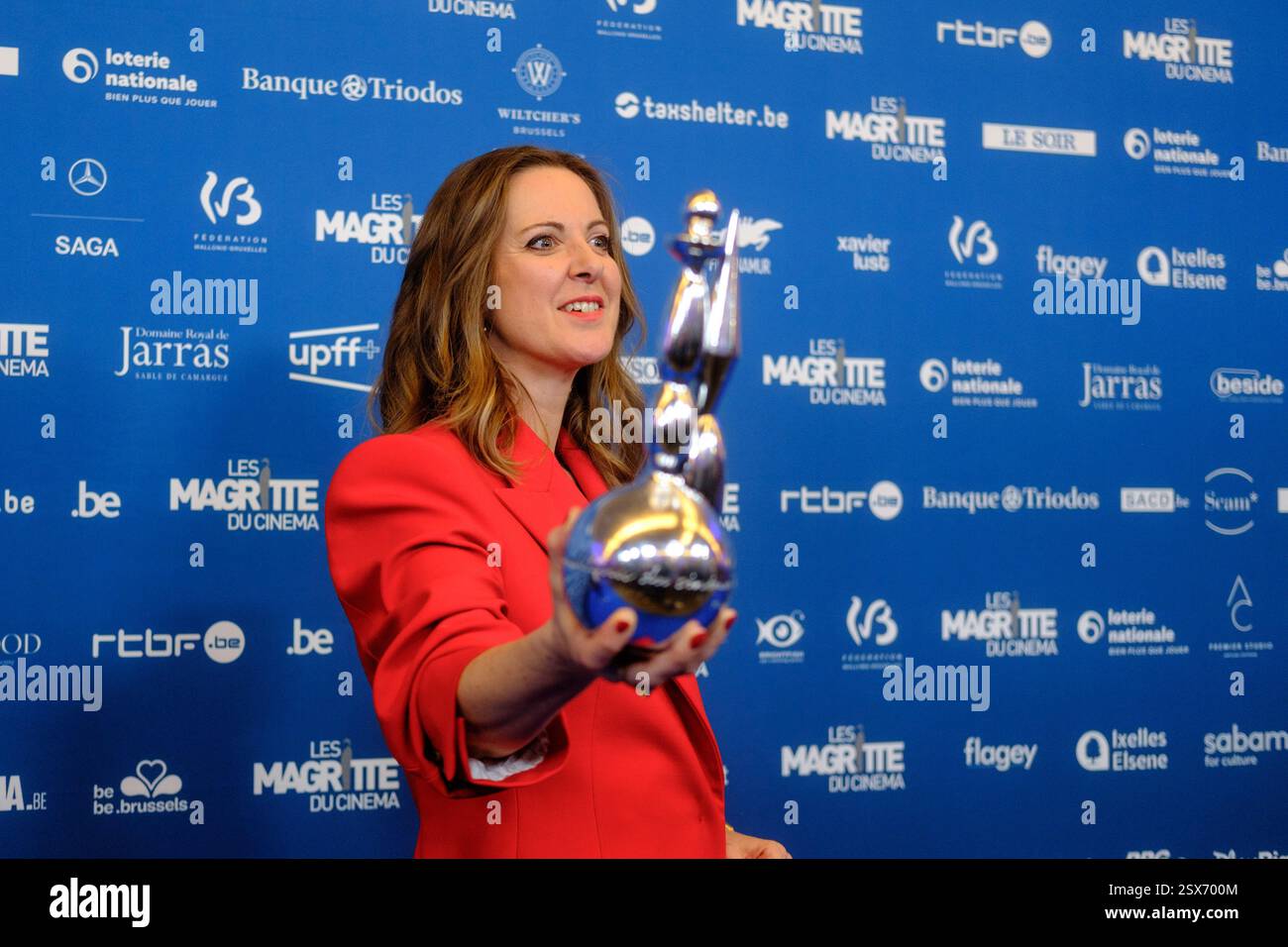 Belgian journalist and humorist Charline Vanhoenacker poses for the ...