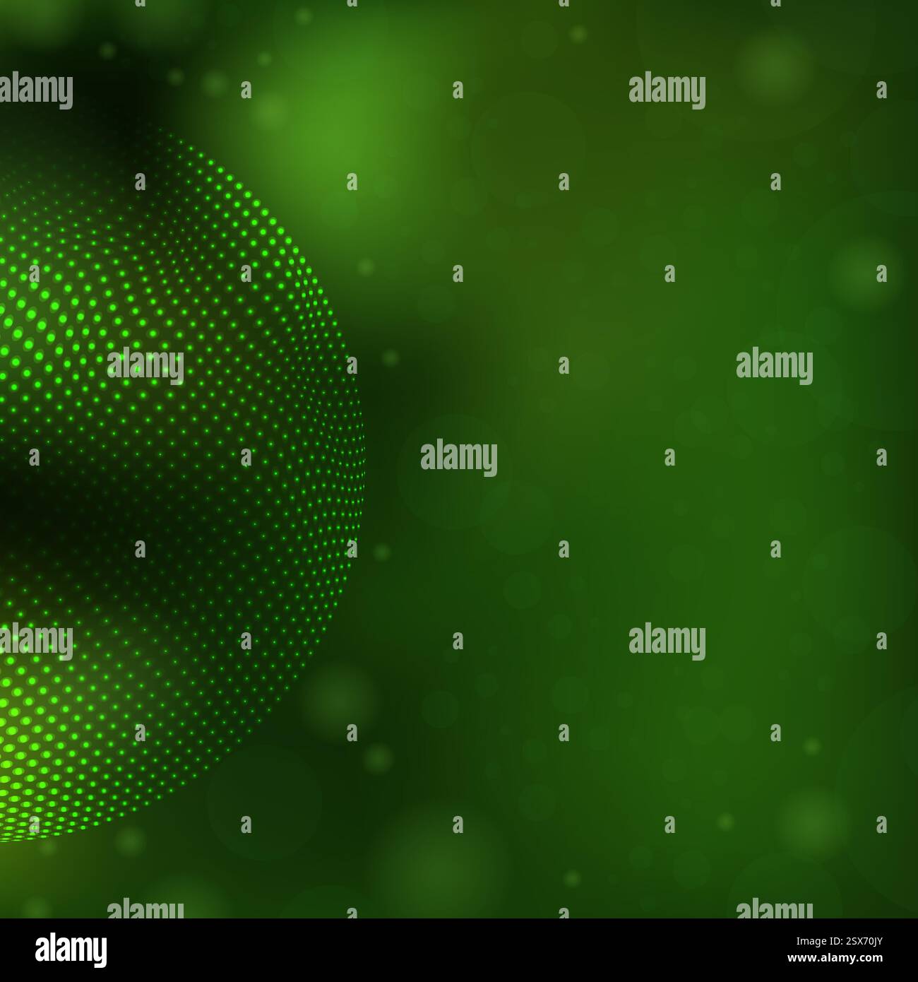 Vector Global Network Connection Concept Big Data Visualization Dots Particles Atom Orb Cyber