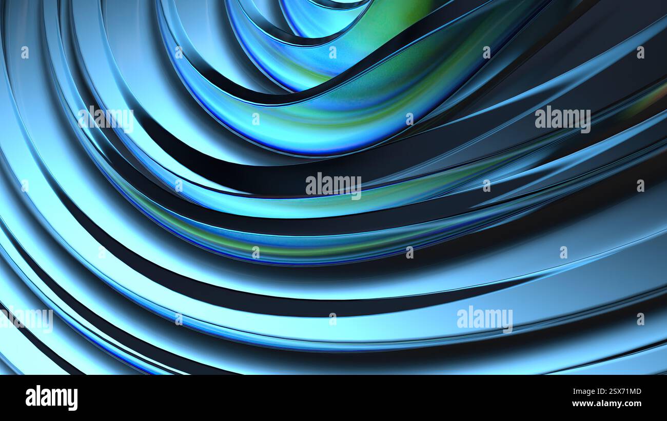 Modern artistic delicacy abstract background with blue purple chrome ...