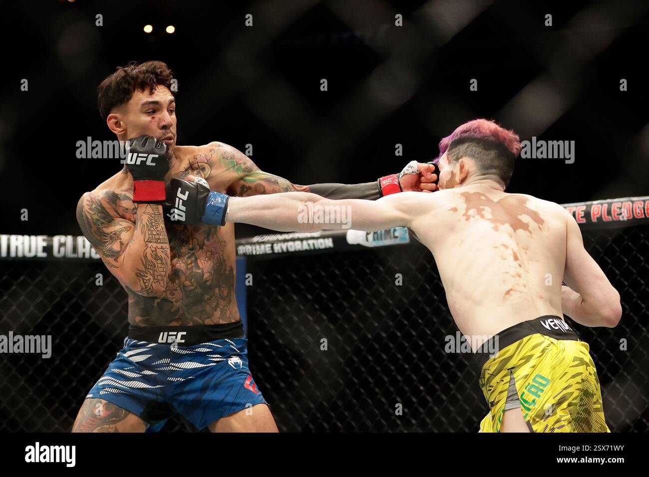 February 22, 2025, Seattle, Washington, USA: ANDRE FILI and MELQUIZAEL ...