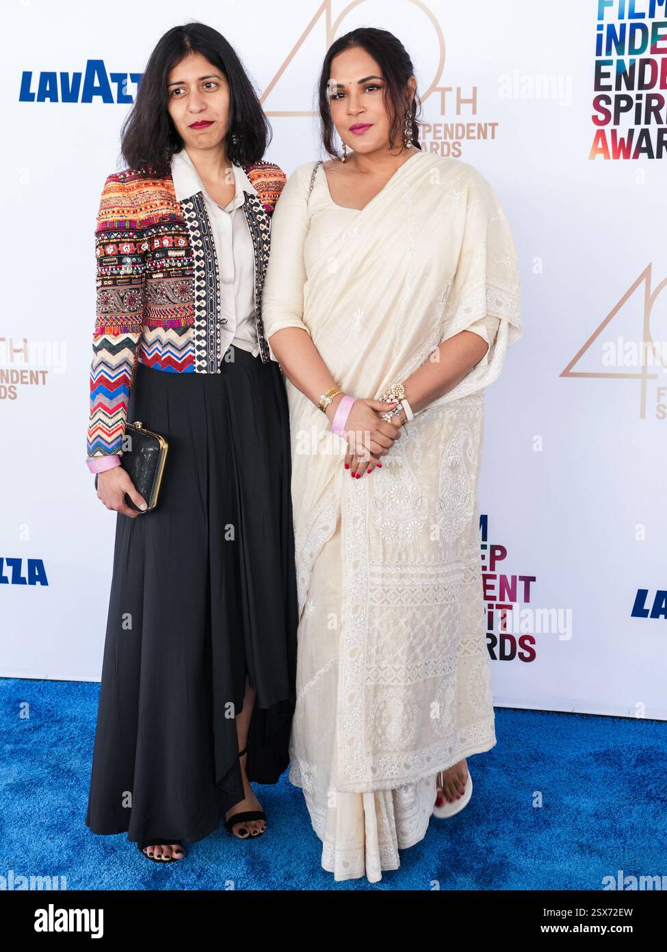 Los Angeles, USA. 22nd Feb, 2025. Shuchi Talati and Richa Chadha ...