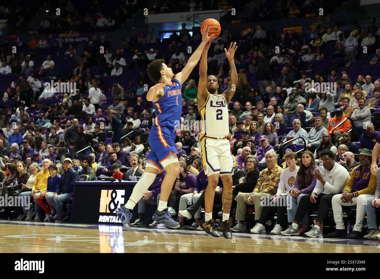 Baton Rouge, United States. 22nd Feb, 2025. Florida Gators guard Walter ...