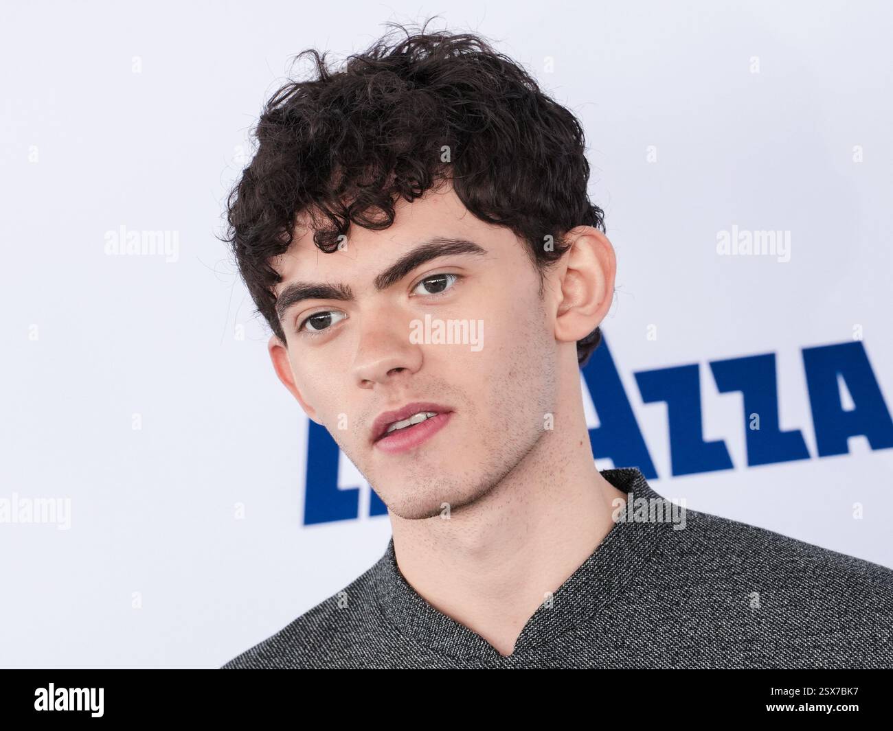 Los Angeles, USA. 22nd Feb, 2025. Joe Locke walking on the red carpet ...