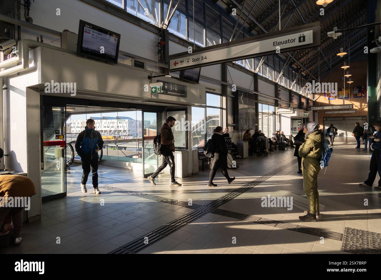 Odense, Denmark. 18th Feb, 2025. Odense Station (Danish: Odense ...