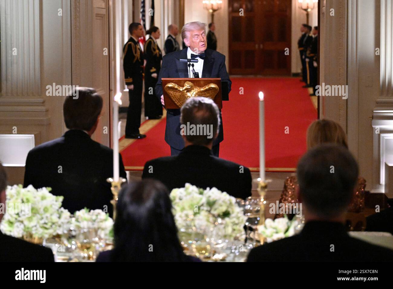 President Donald Trump addresses the National Governors Association ...