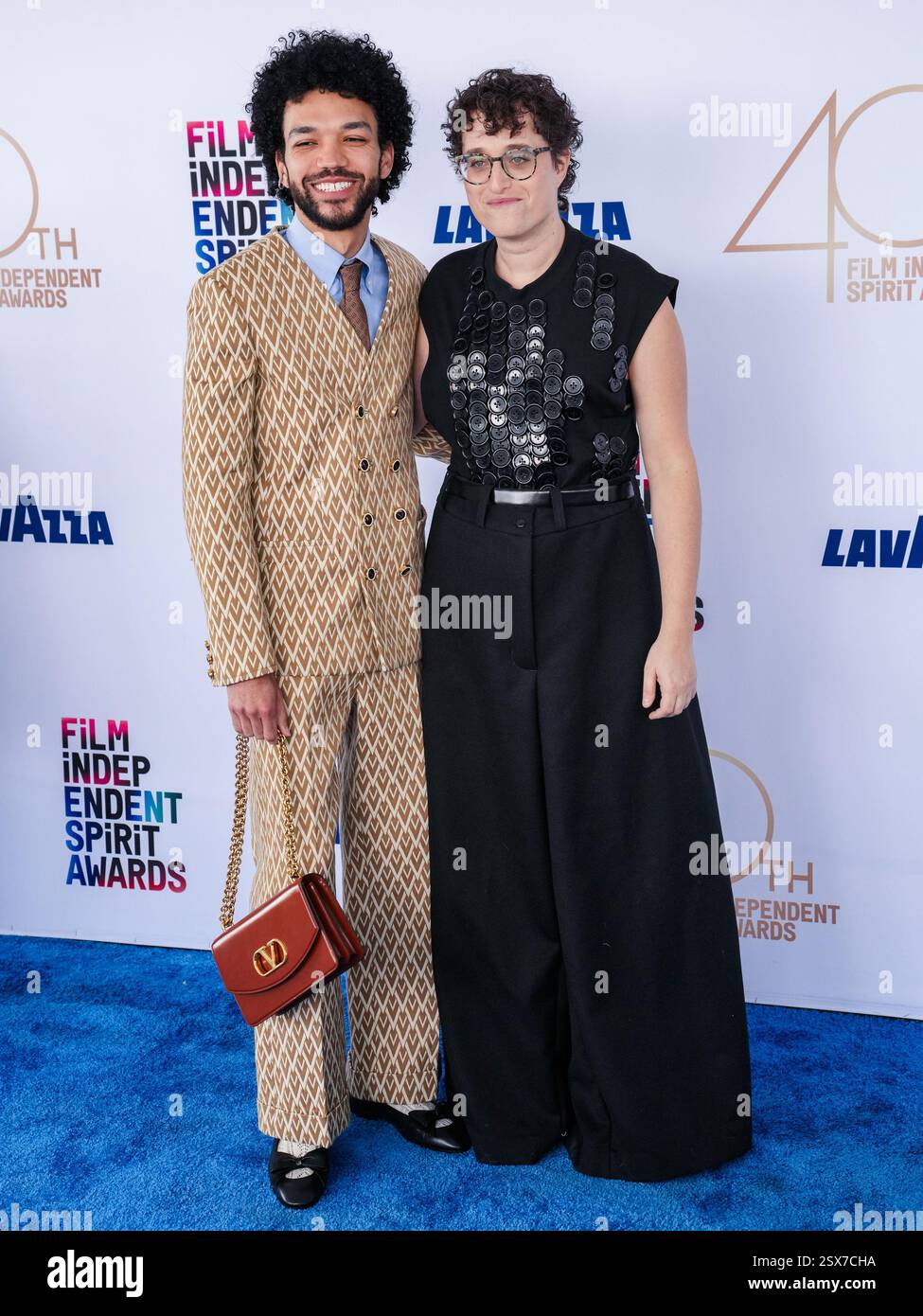 Los Angeles, USA. 22nd Feb, 2025. Justice Smith and Jane Schoenbrun ...