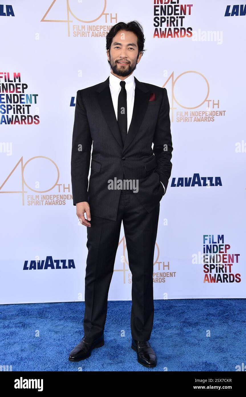 Santa Monica, USA. 22nd Feb, 2025. Shinnosuke Abe arriving to the 40th ...