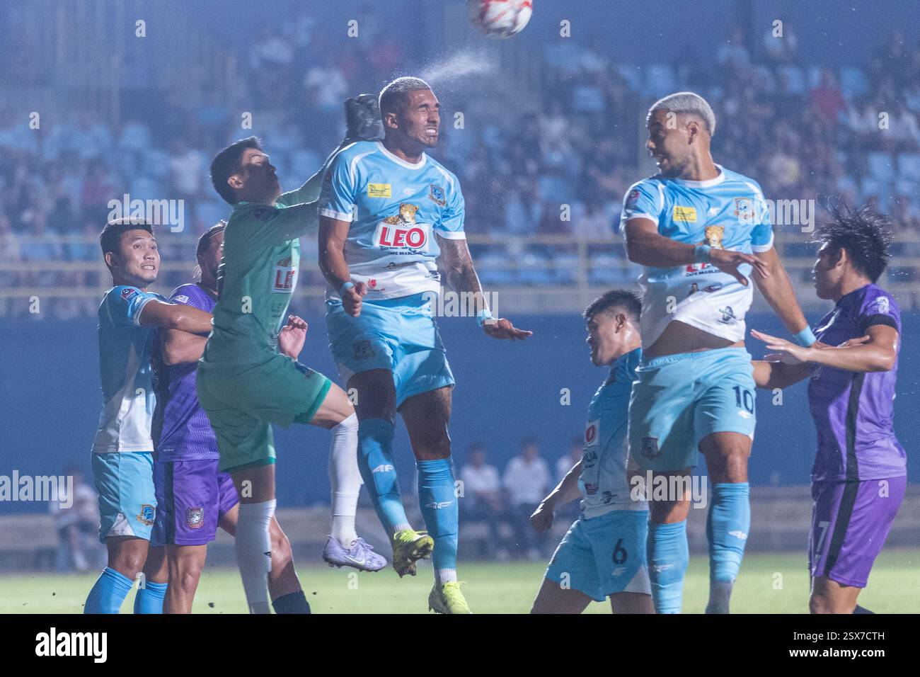 PATTAYA, THAILAND - FEBRUARY 15: Patrick Mota of Pattaya United during ...