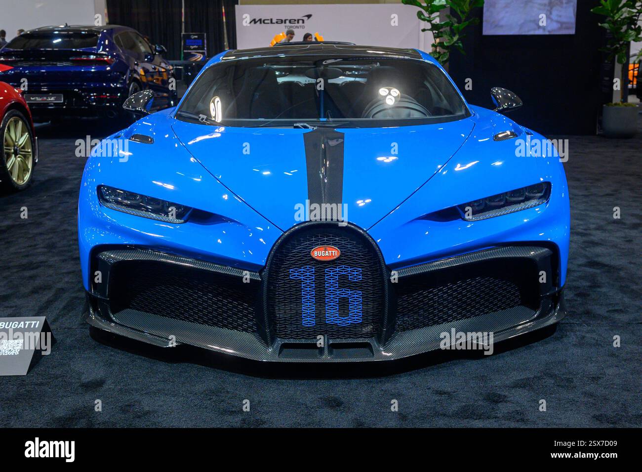 Toronto, ON, Canada - February 14, 2025: Bugatti Chiron Pur Sport ...
