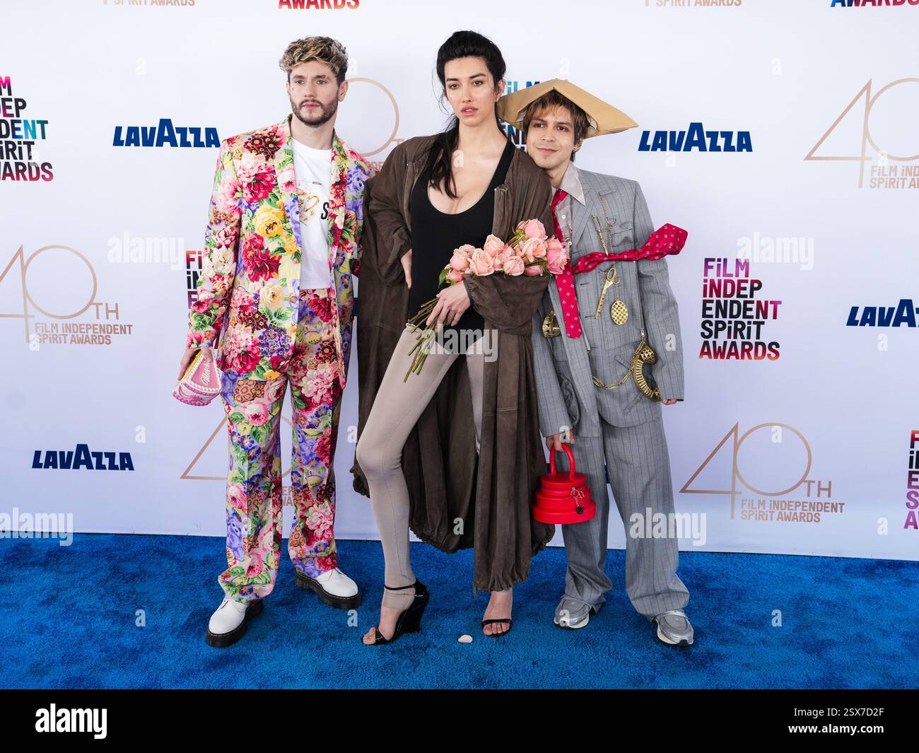 Los Angeles, USA. 22nd Feb, 2025. James Scully, Martine, and Julio ...