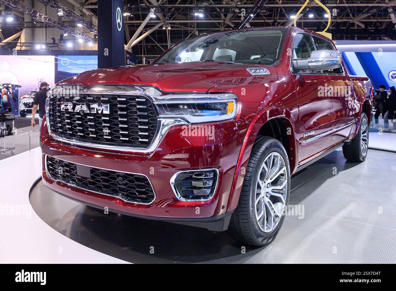 Toronto, ON, Canada - February 14, 2025: Dodge 2025 Ram 1500 Tungsten ...
