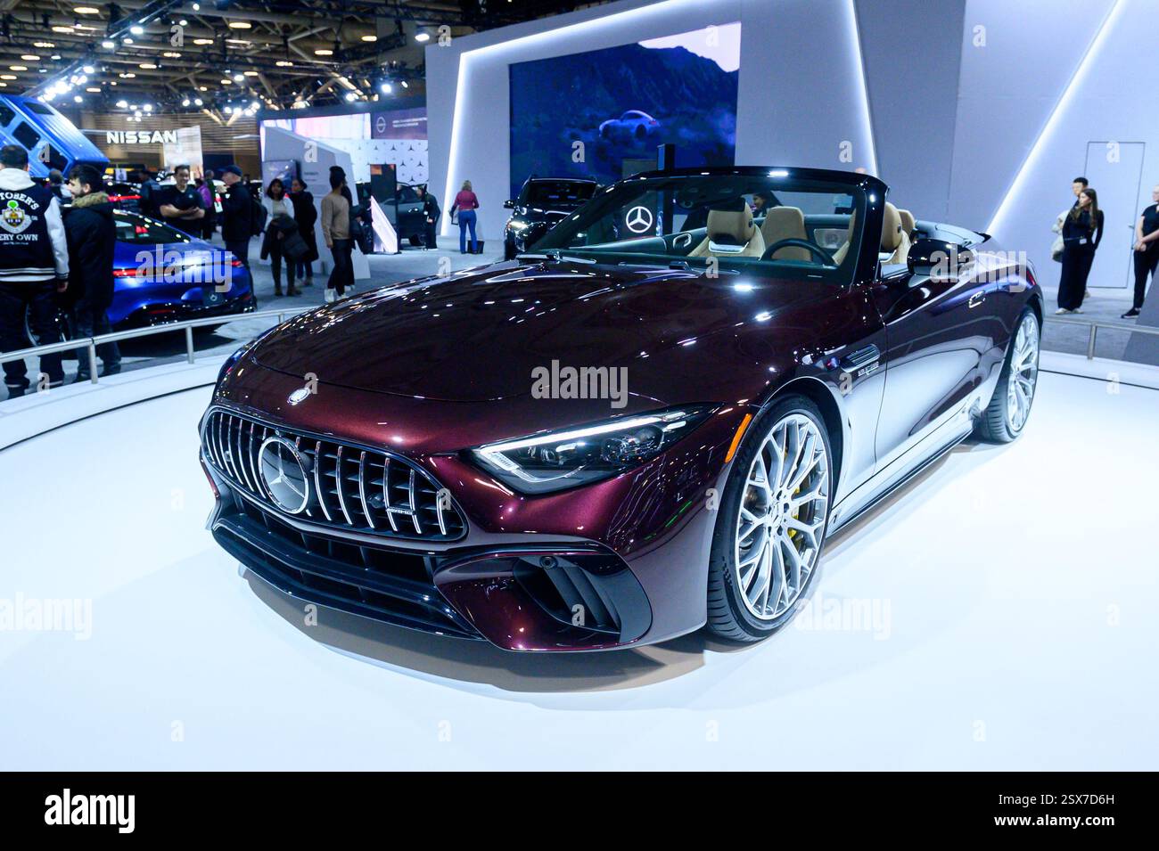 Toronto, ON, Canada - February 14, 2025: Mercedes-Benz AMG SL 63 4Matic ...