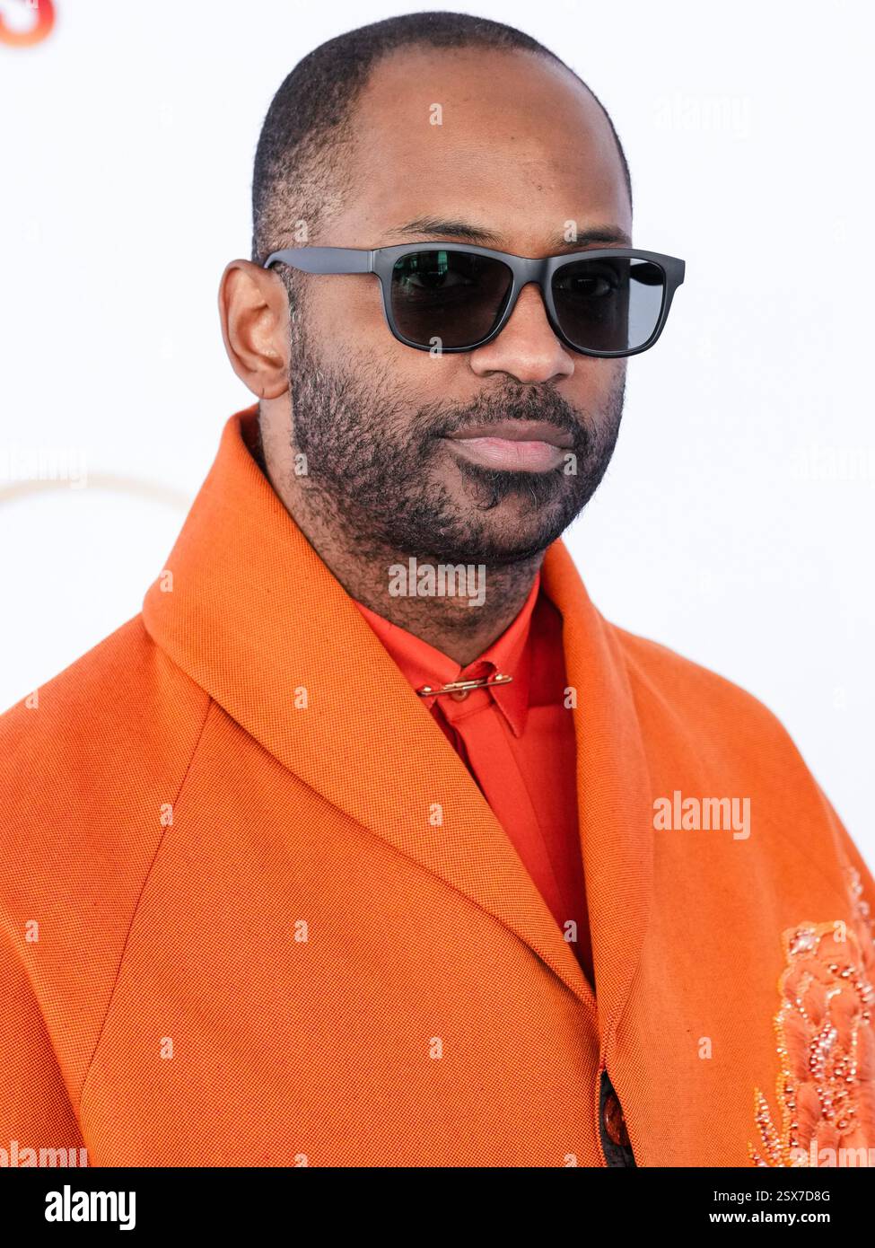 Los Angeles, USA. 22nd Feb, 2025. RaMell Ross walking on the red carpet ...