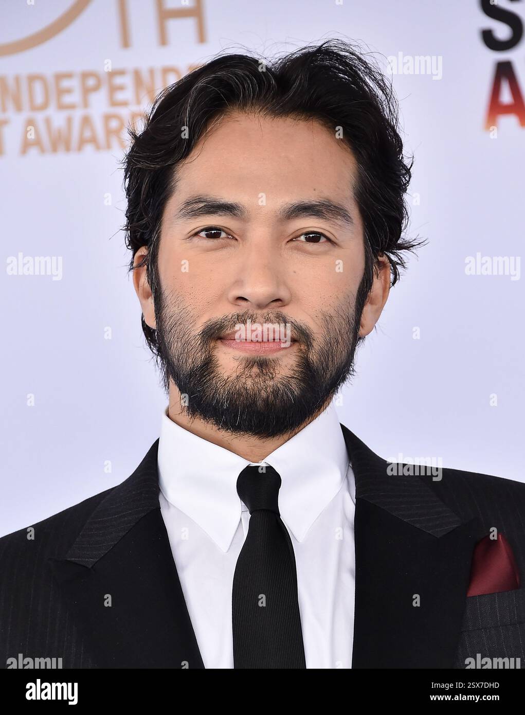 Santa Monica, USA. 22nd Feb, 2025. Shinnosuke Abe arriving to the 40th Film Independent Spirit ...