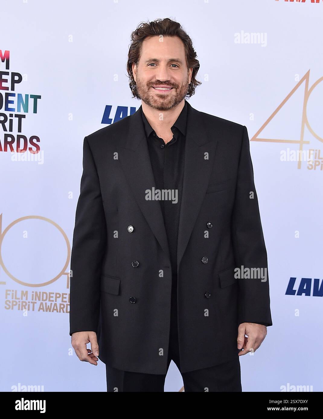 Santa Monica, USA. 22nd Feb, 2025. Edgar Ramirez arriving to the 40th ...