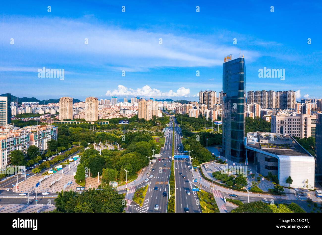 Urban Scenery of Dongguan City, Guangdong Province, China Stock Photo ...