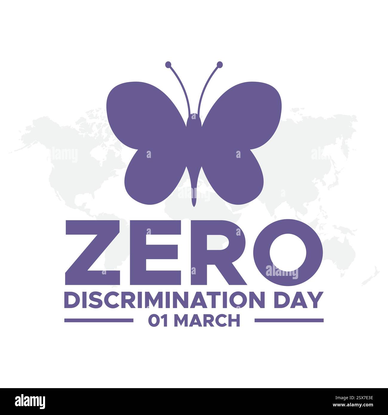 Zero Discrimination Day. Zero Discrimination concept background. vector ...