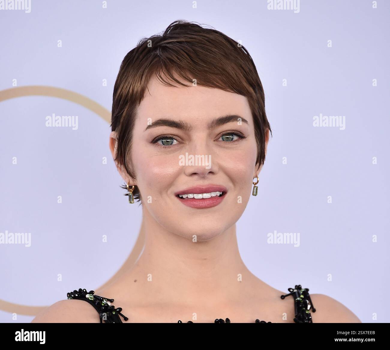 Emma Stone arriving to the 40th Film Independent Spirit Awards held at ...