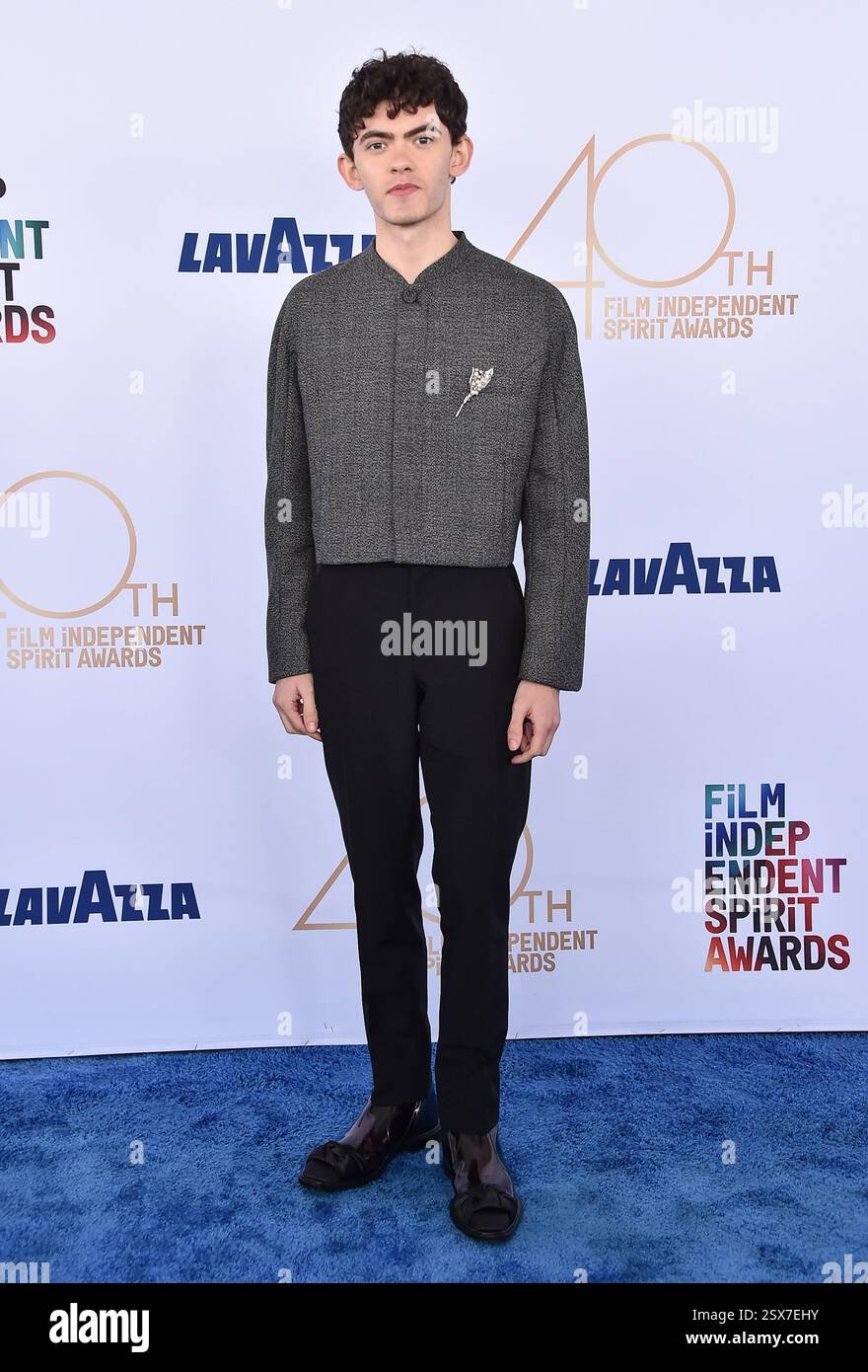 Santa Monica, USA. 22nd Feb, 2025. Joe Locke arriving to the 40th Film ...