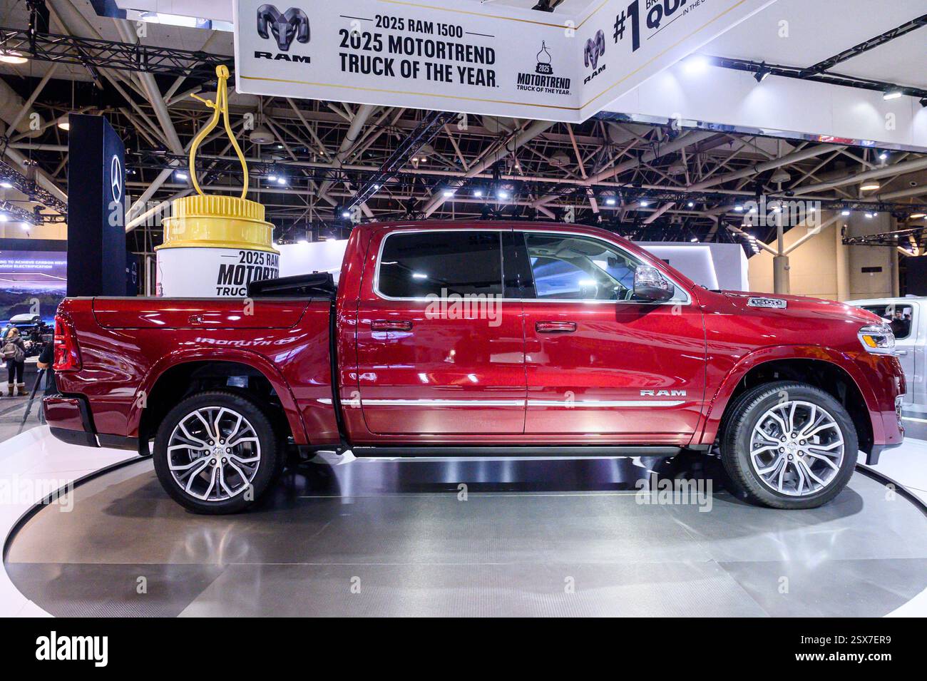 Toronto, ON, Canada - February 14, 2025: Dodge 2025 Ram 1500 Tungsten ...