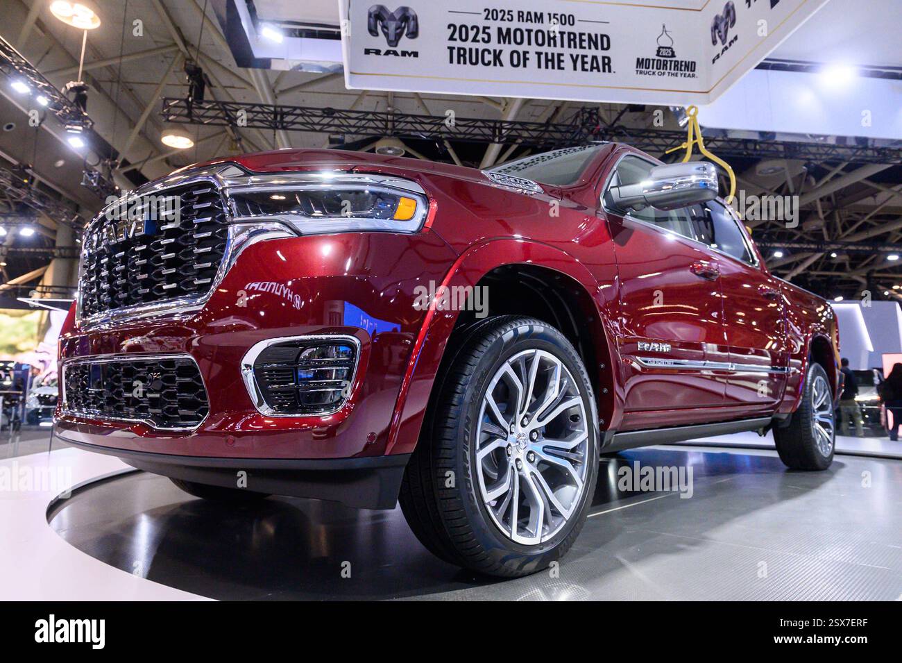 Toronto, ON, Canada - February 14, 2025: Dodge 2025 Ram 1500 Tungsten ...