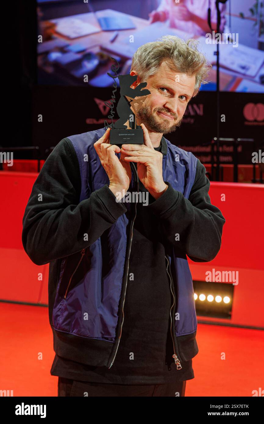 Berlinale - Abschlussgala - Preisverleihung Quenton Miller bei der ...