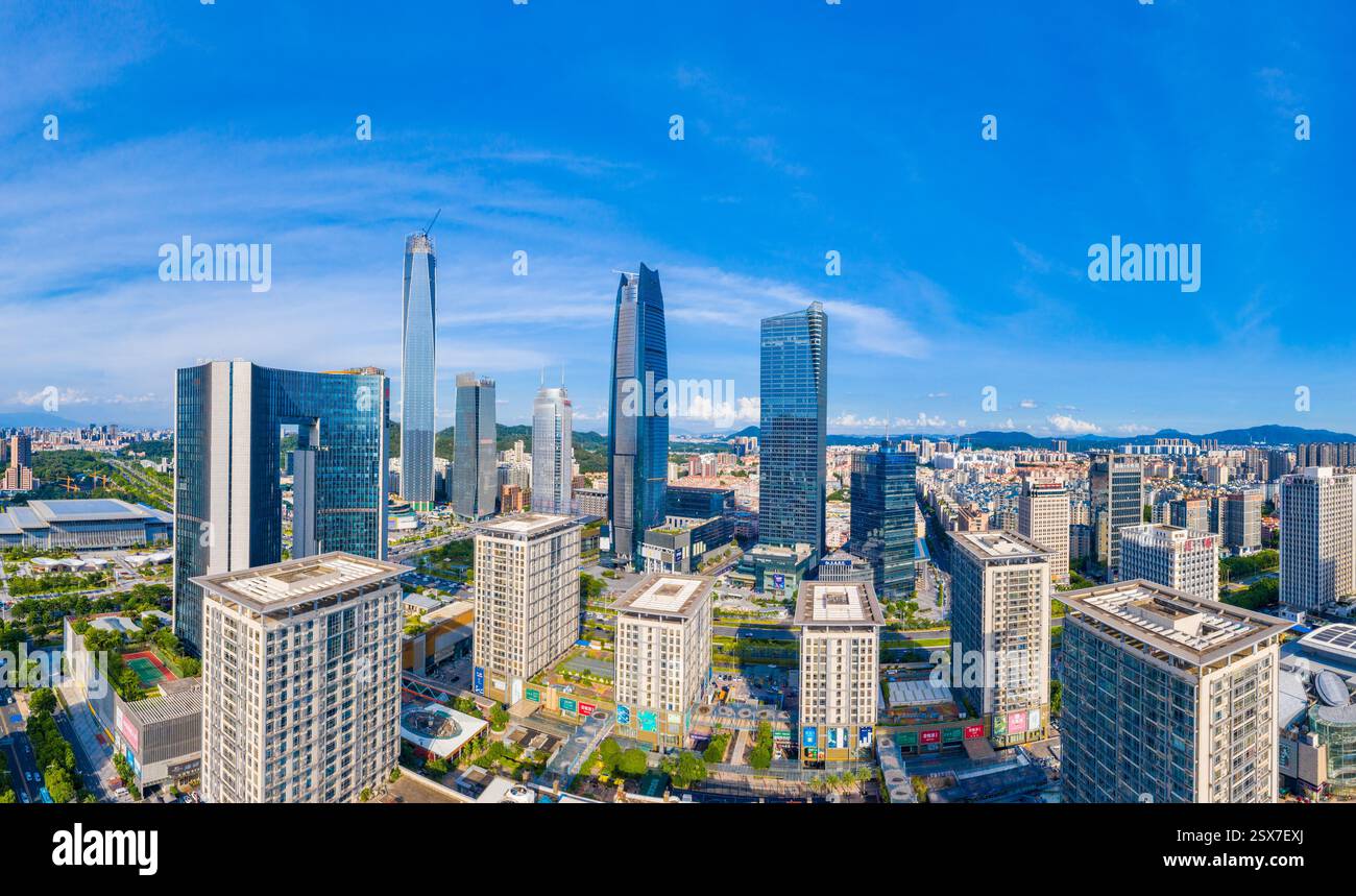 Urban Skyline of Dongguan City, Guangdong Province, China Stock Photo ...