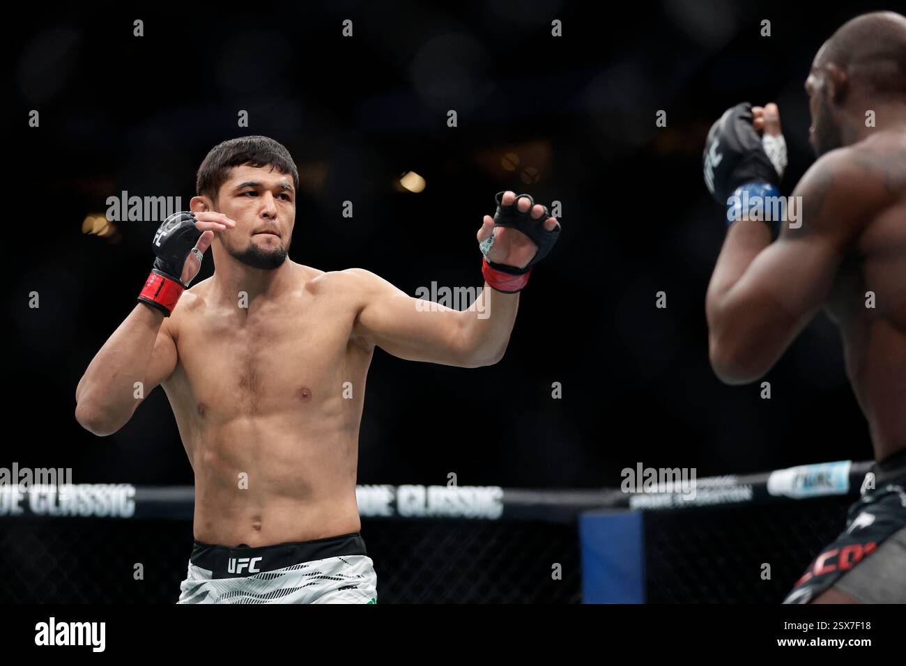 February 22, 2025, Seattle, Washington, USA: NURSULTON RUZIBOEV and ...