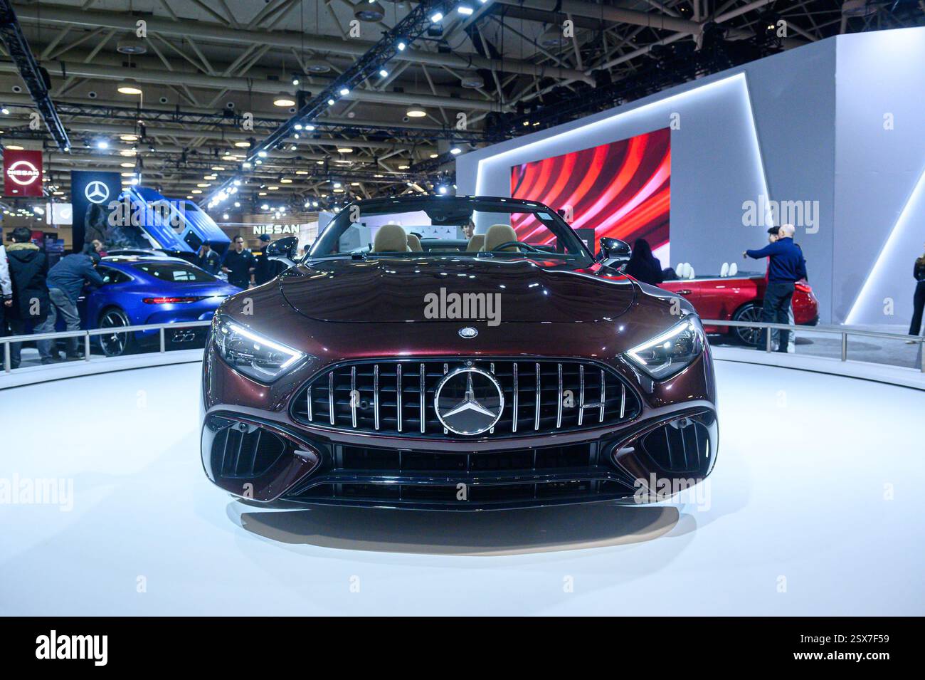 Toronto, ON, Canada - February 14, 2025: Mercedes-Benz AMG SL 63 4Matic ...