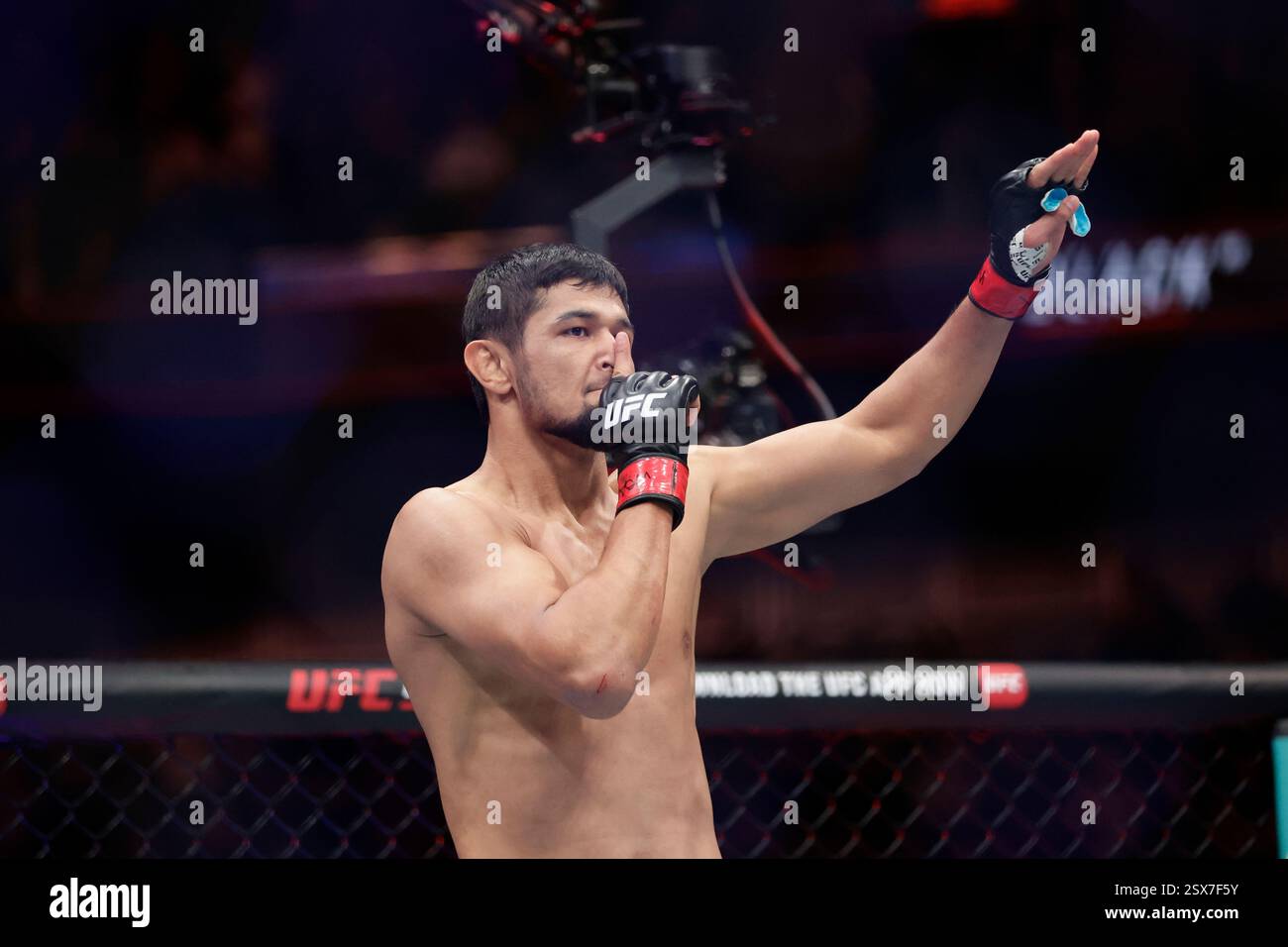 February 22, 2025, Seattle, Washington, USA: NURSULTON RUZIBOEV and ...