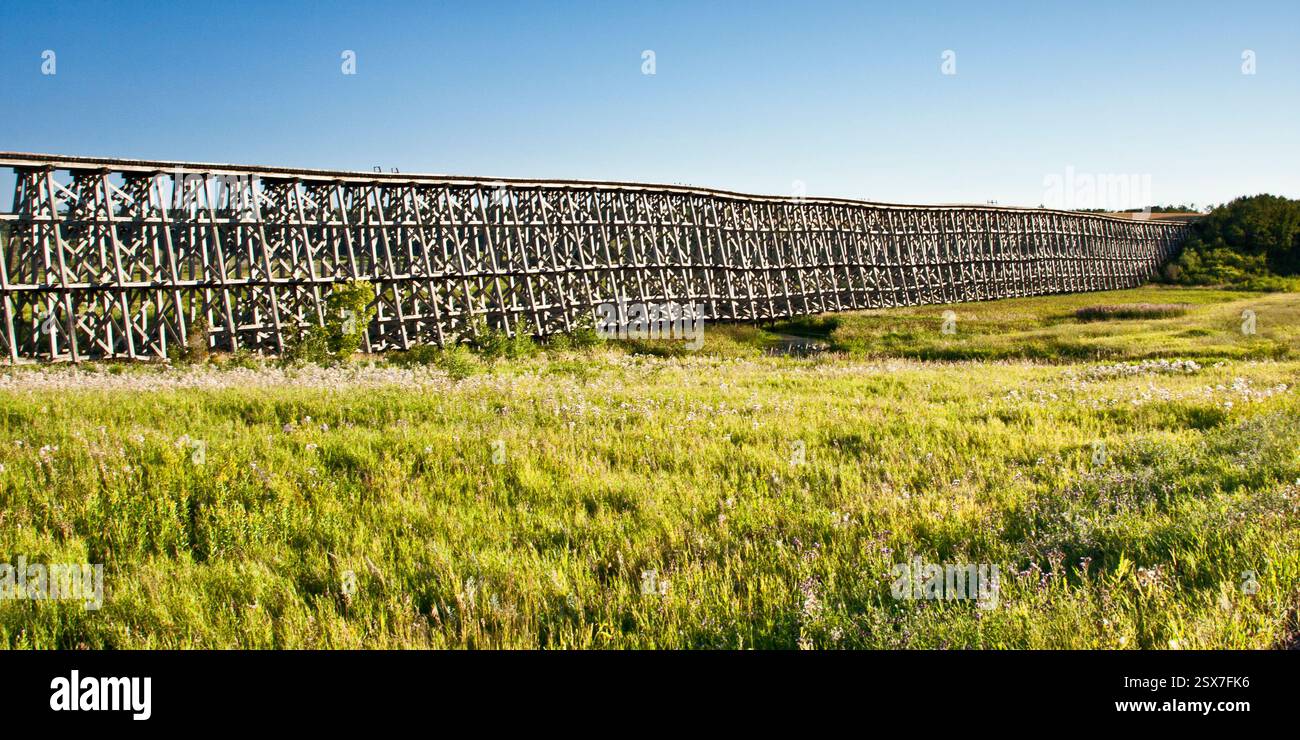 Weathered wooden bridge stands hi-res stock photography and images - Alamy