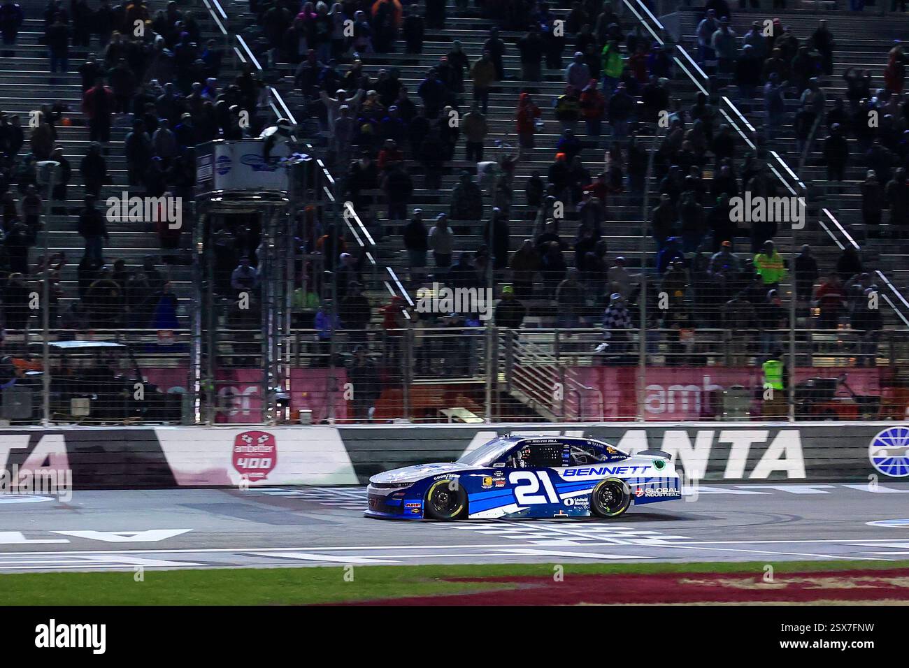 HAMPTON, GA - FEBRUARY 22: Austin Hill (#21 Richard Childress Racing ...