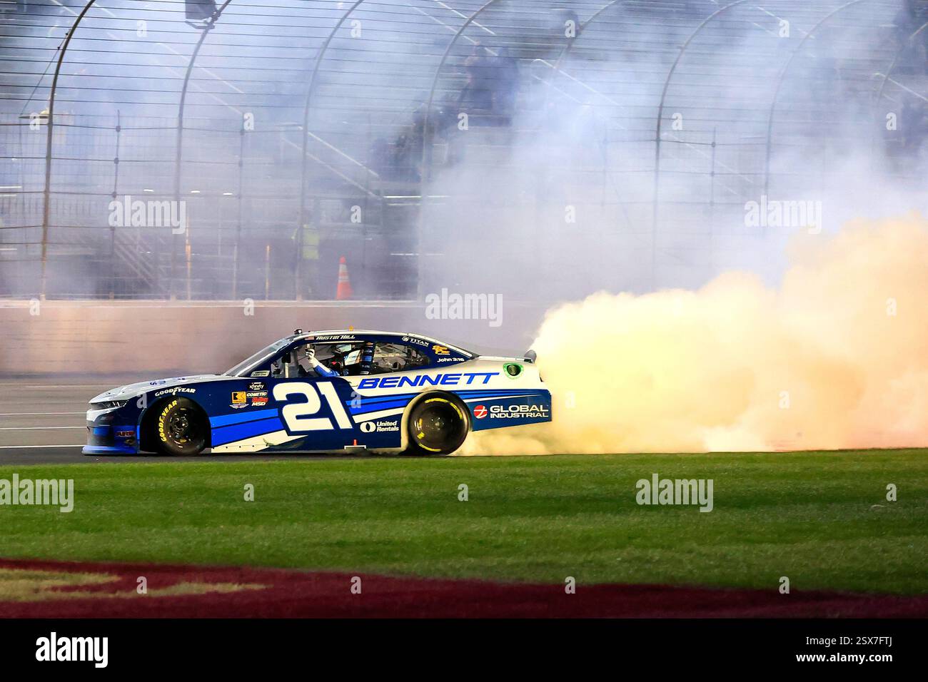 HAMPTON, GA - FEBRUARY 22: Austin Hill (#21 Richard Childress Racing Bennett Transportation ...