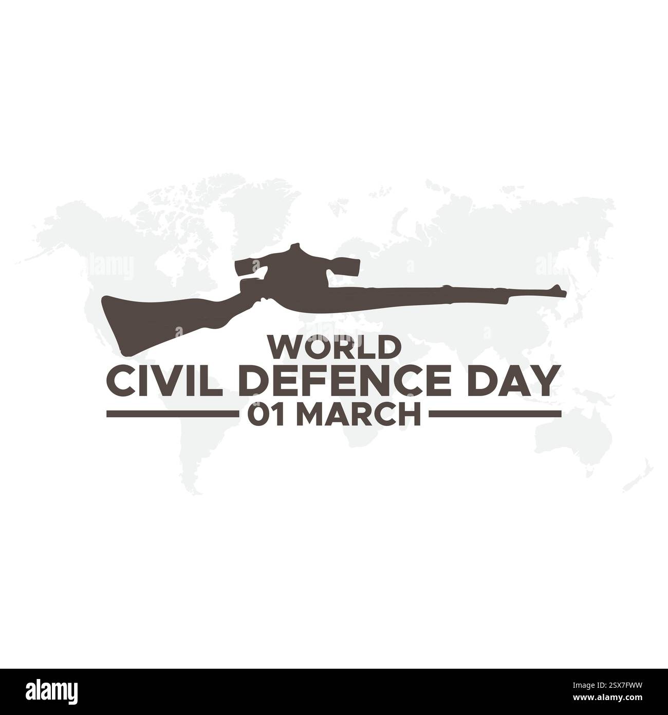 World Civil Defence Day, greeting vector illustration, World Civil ...