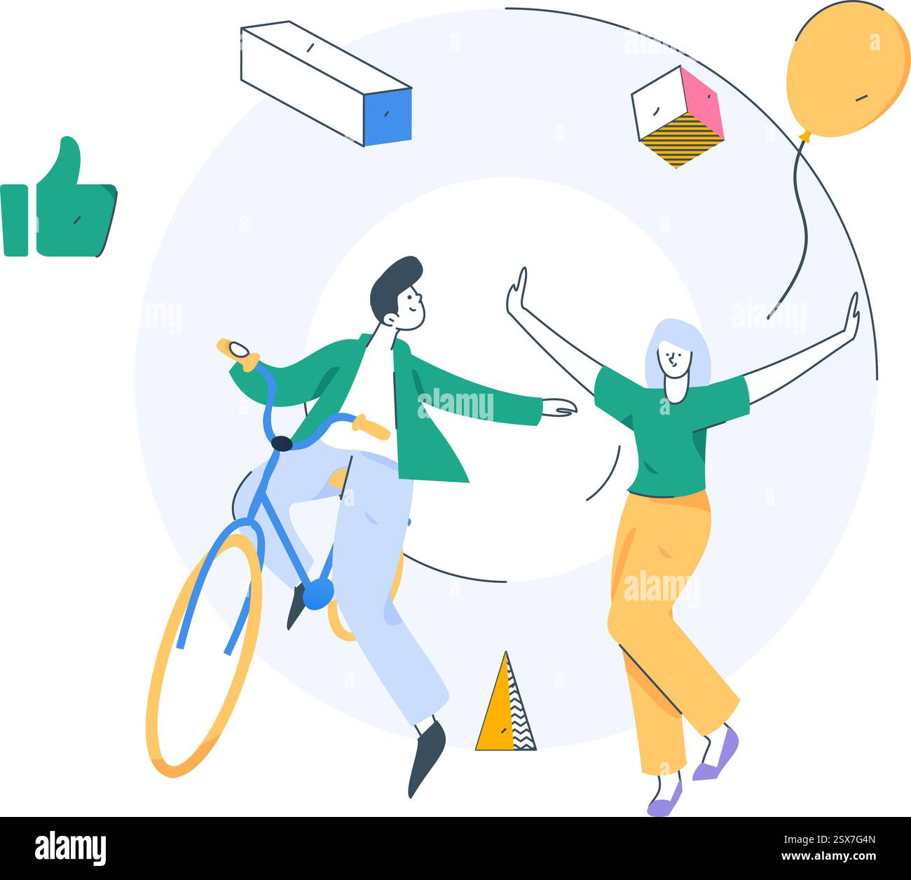 People exercising healthy running vector internet operation ...