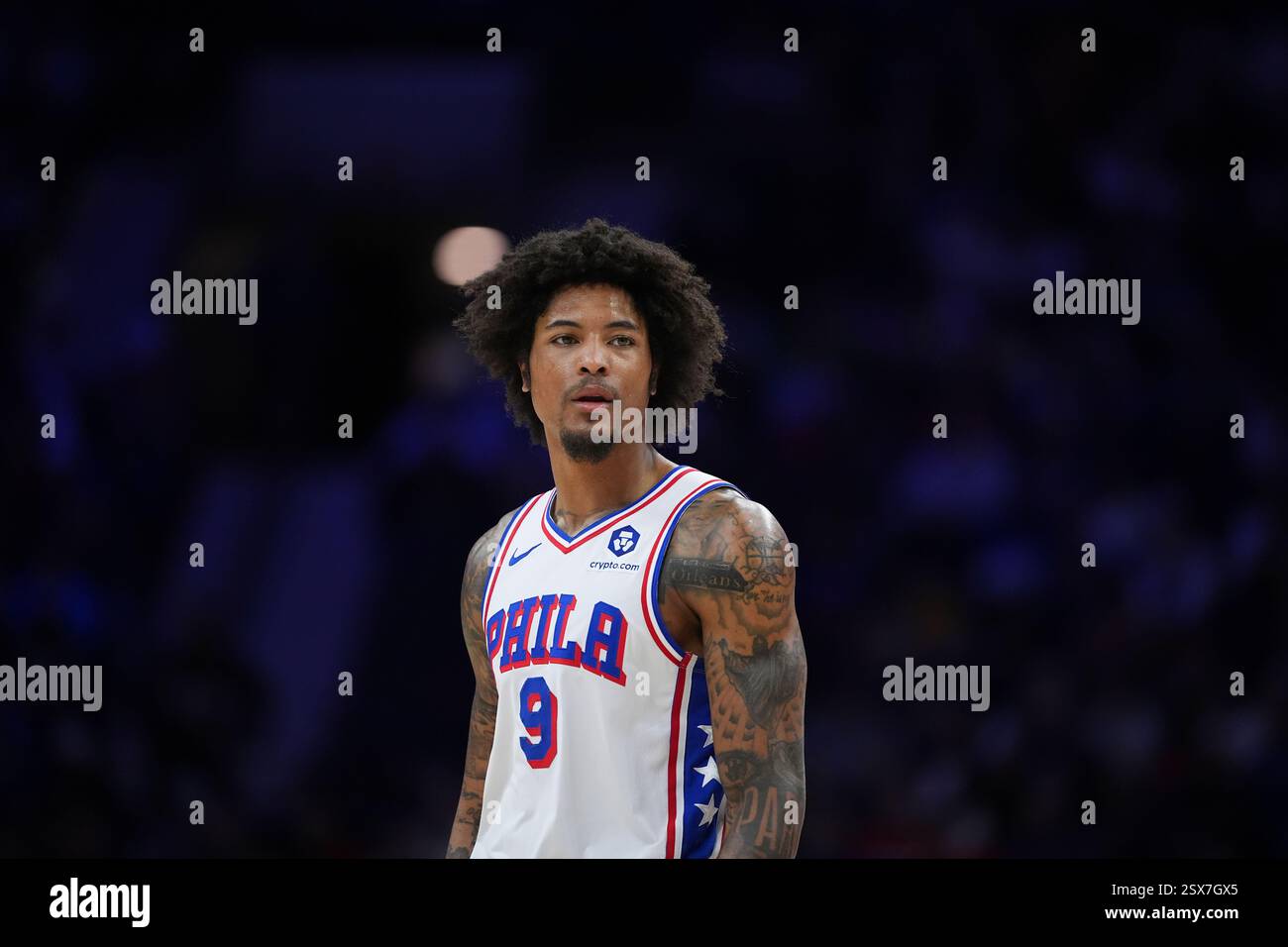 Philadelphia 76ers' Kelly Oubre Jr. plays during an NBA basketball game ...