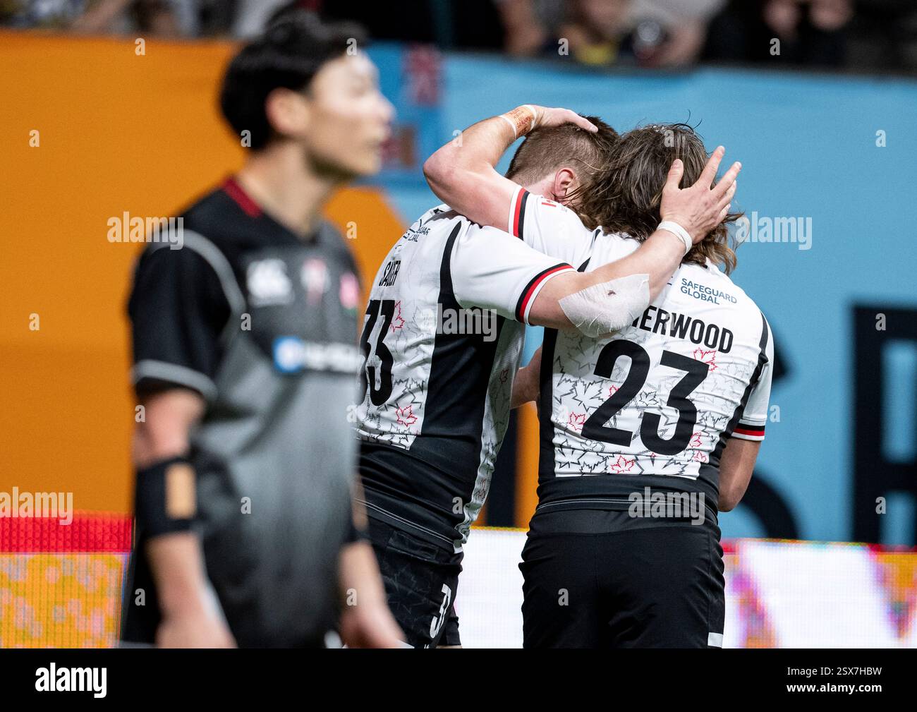 Vancouver, Canada. 22nd Feb, 2025. Canada's Kalin Sager and Thomas ...