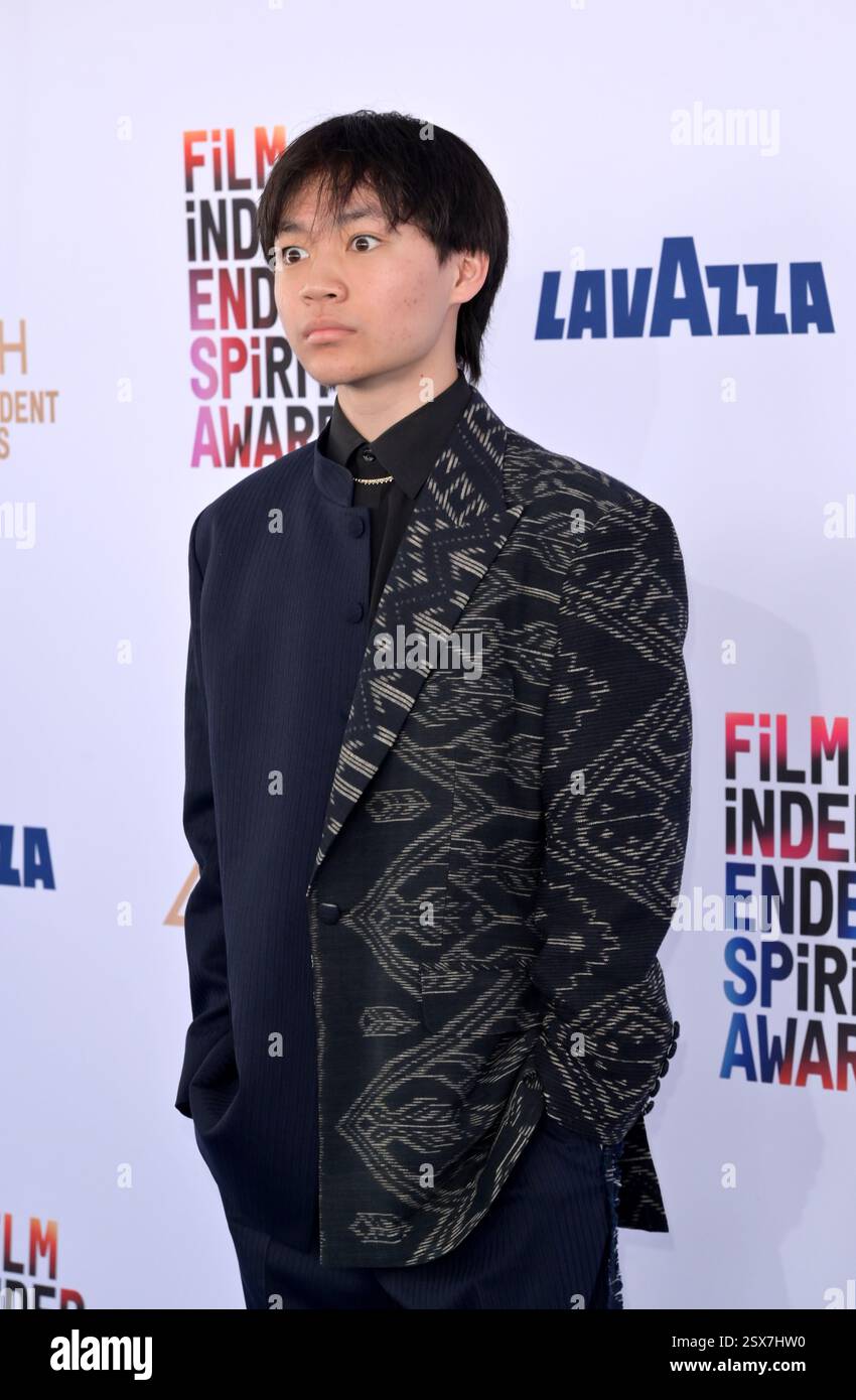 Santa Monica, USA. 22nd Feb, 2025. SANTA MONICA, USA. February 22, 2025: Izaac Wang at the 2025 ...