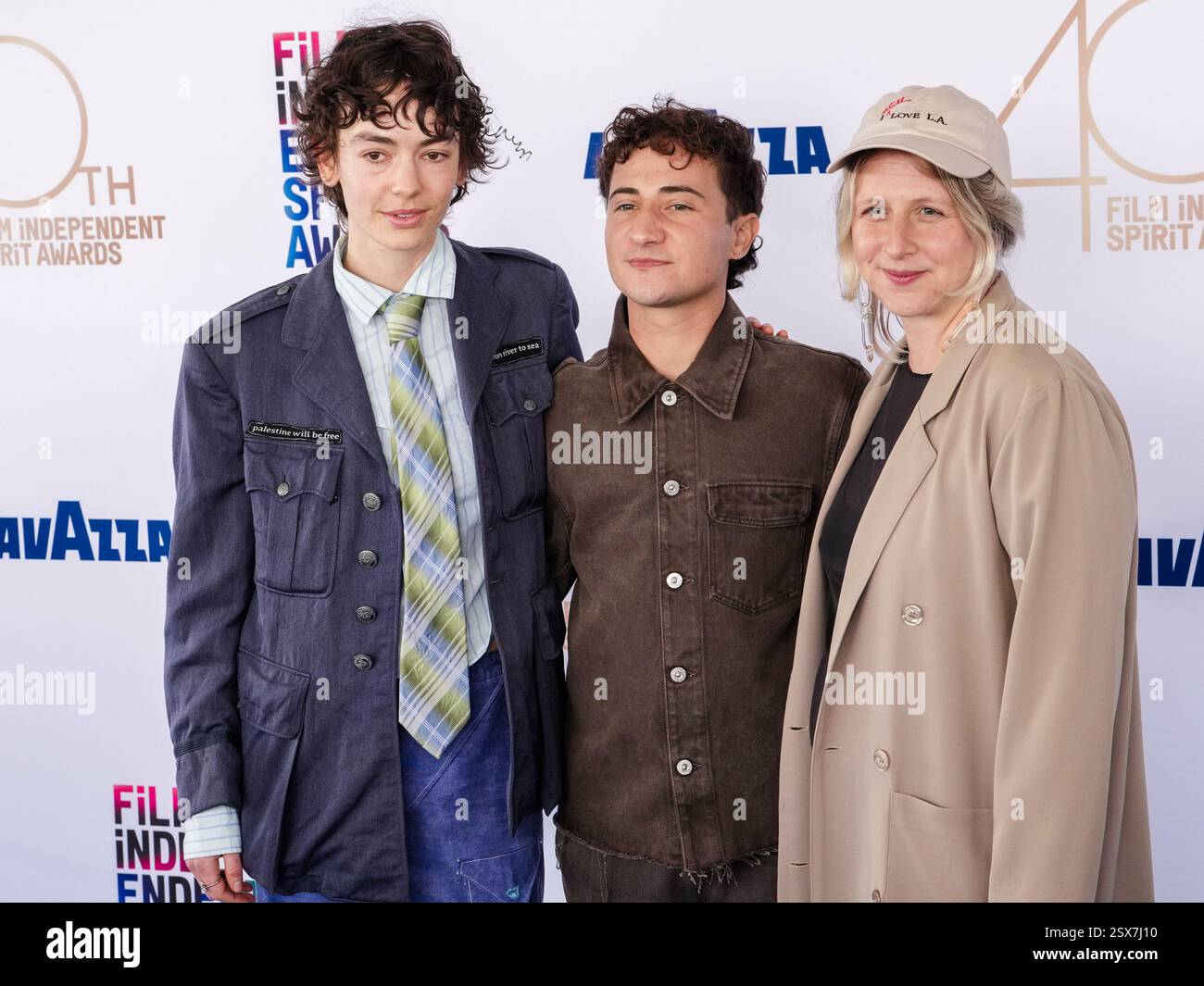 Los Angeles, USA. 22nd Feb, 2025. Jack Haven, Sarah Winshall and Luca ...