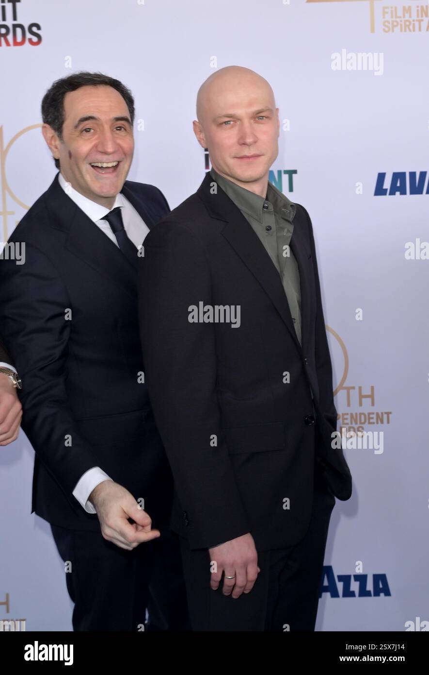 SANTA MONICA, USA. February 22, 2025: Karren Karagulian & Yura Borisov ...