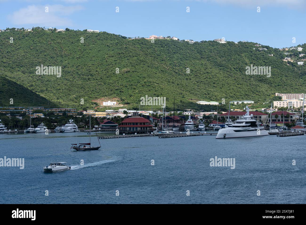 25 January 2025 - St Thomas US Virgin Islands - port and city views ...