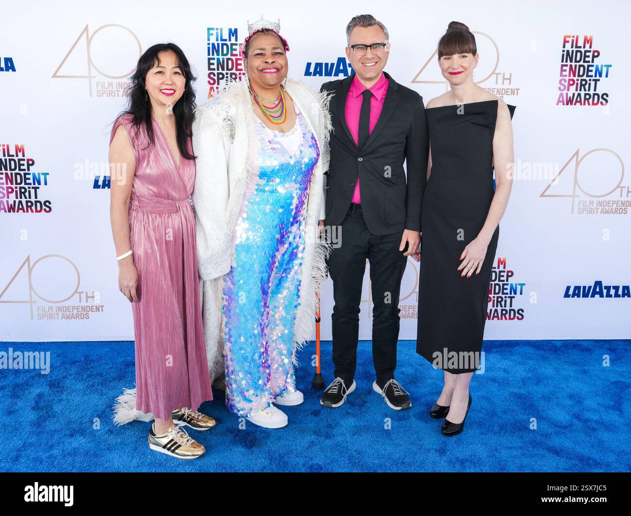 Los Angeles, USA. 22nd Feb, 2025. Innbo Shim, Patrice Jetter, Ted ...