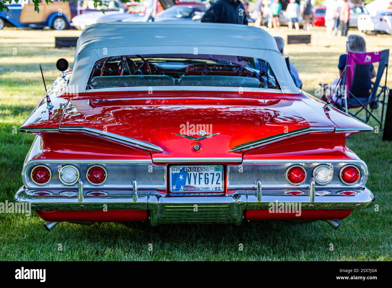Red 1960 chevrolet impala convertible hi-res stock photography and ...