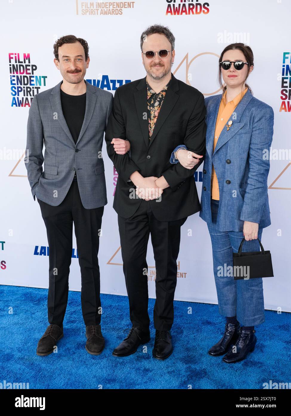 Los Angeles, USA. 22nd Feb, 2025. Chris Kaye, Josh Margolin and Zoe ...