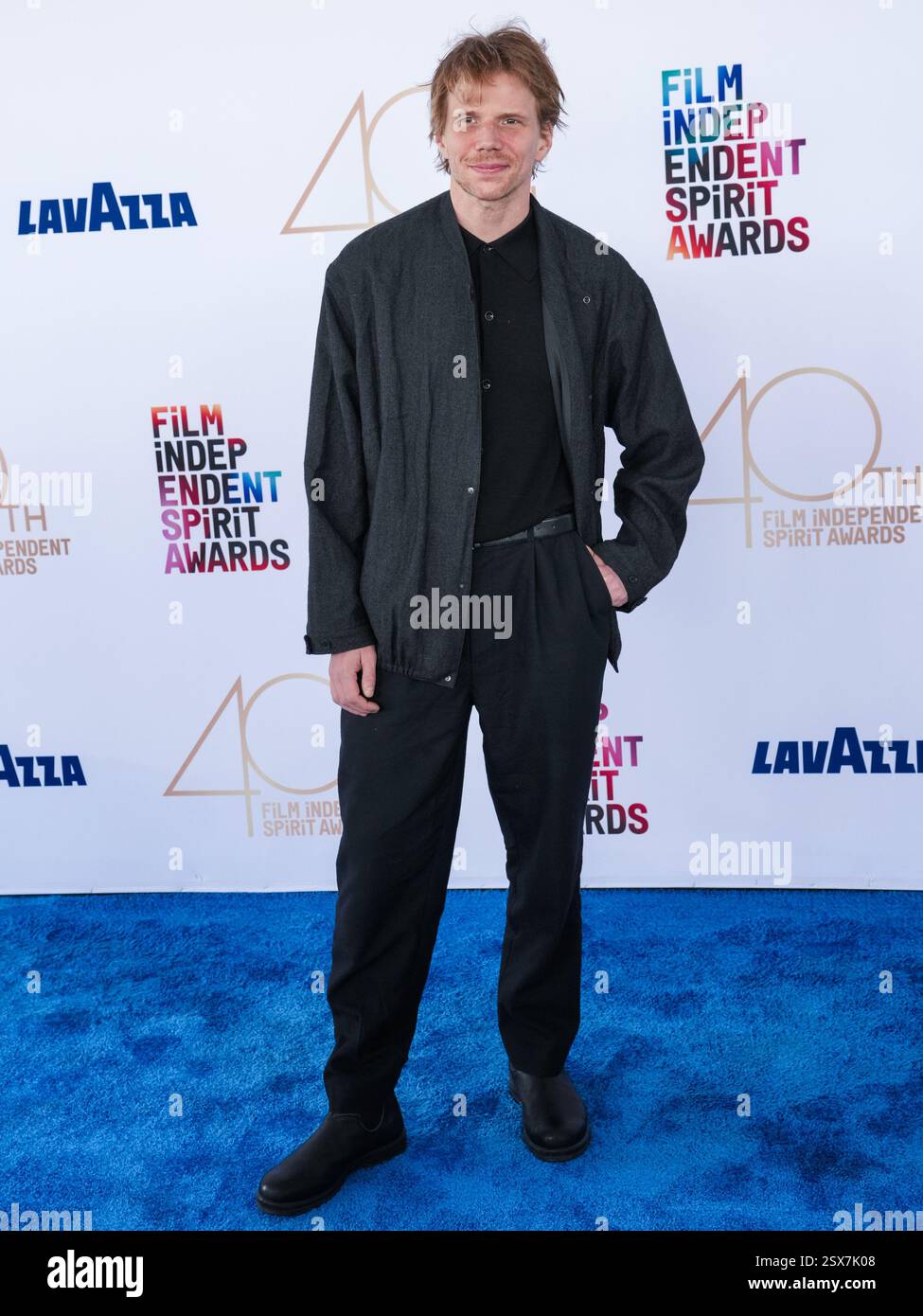 Los Angeles, USA. 22nd Feb, 2025. Tim Fehlbaum walking on the red ...