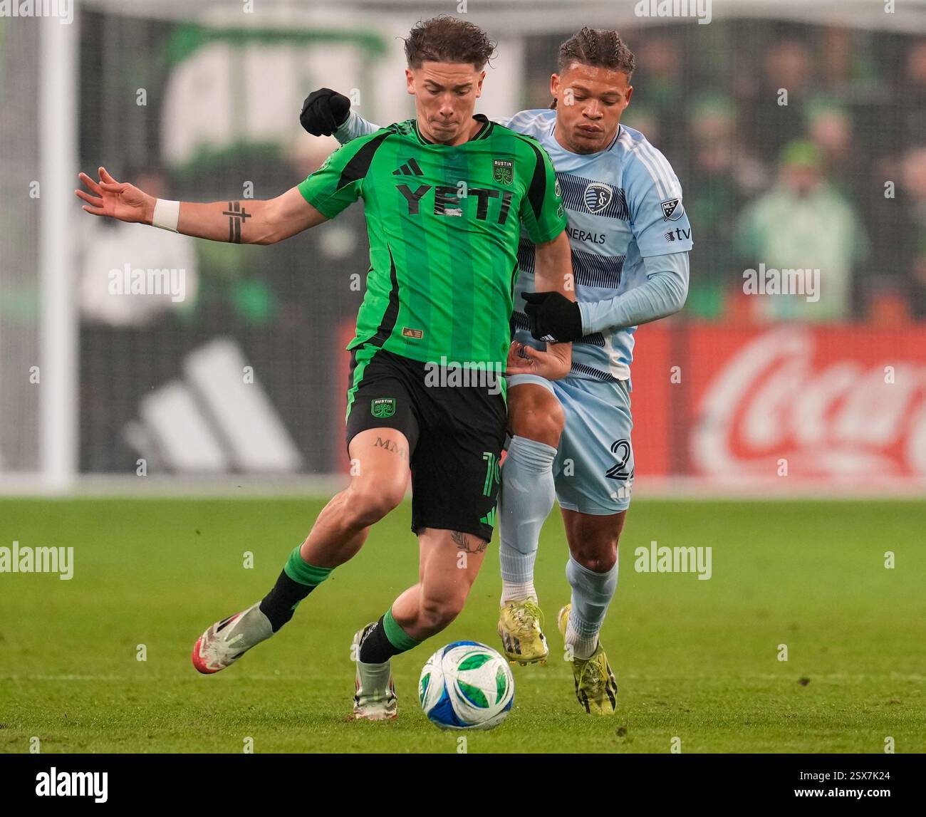 February 22, 2025, Austin, Texas, USA: Austin FC forward CJ FODREY (19 ...