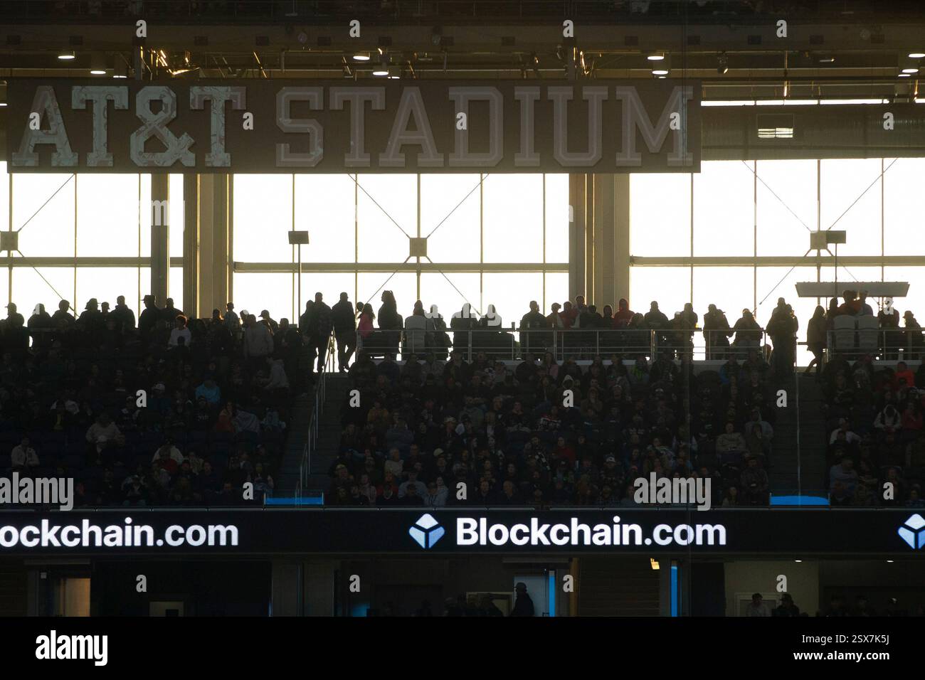February 22, 2025, Arlington, Texas, USA: Fans gather for the Monster ...