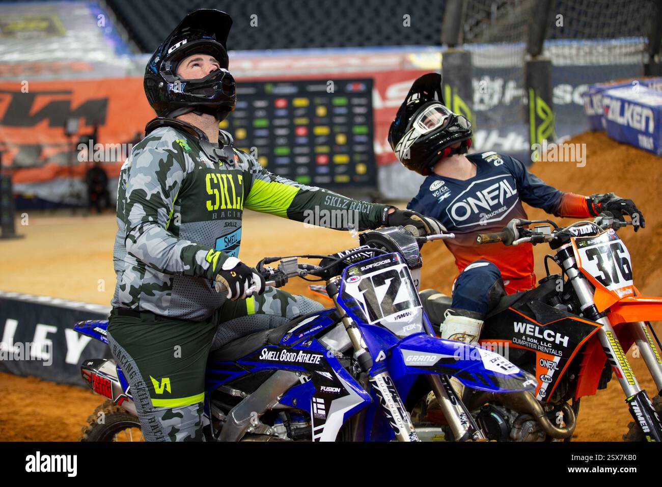 February 22, 2025, Arlington, Texas, USA: (Left to right) CHRIS HOWELL ...