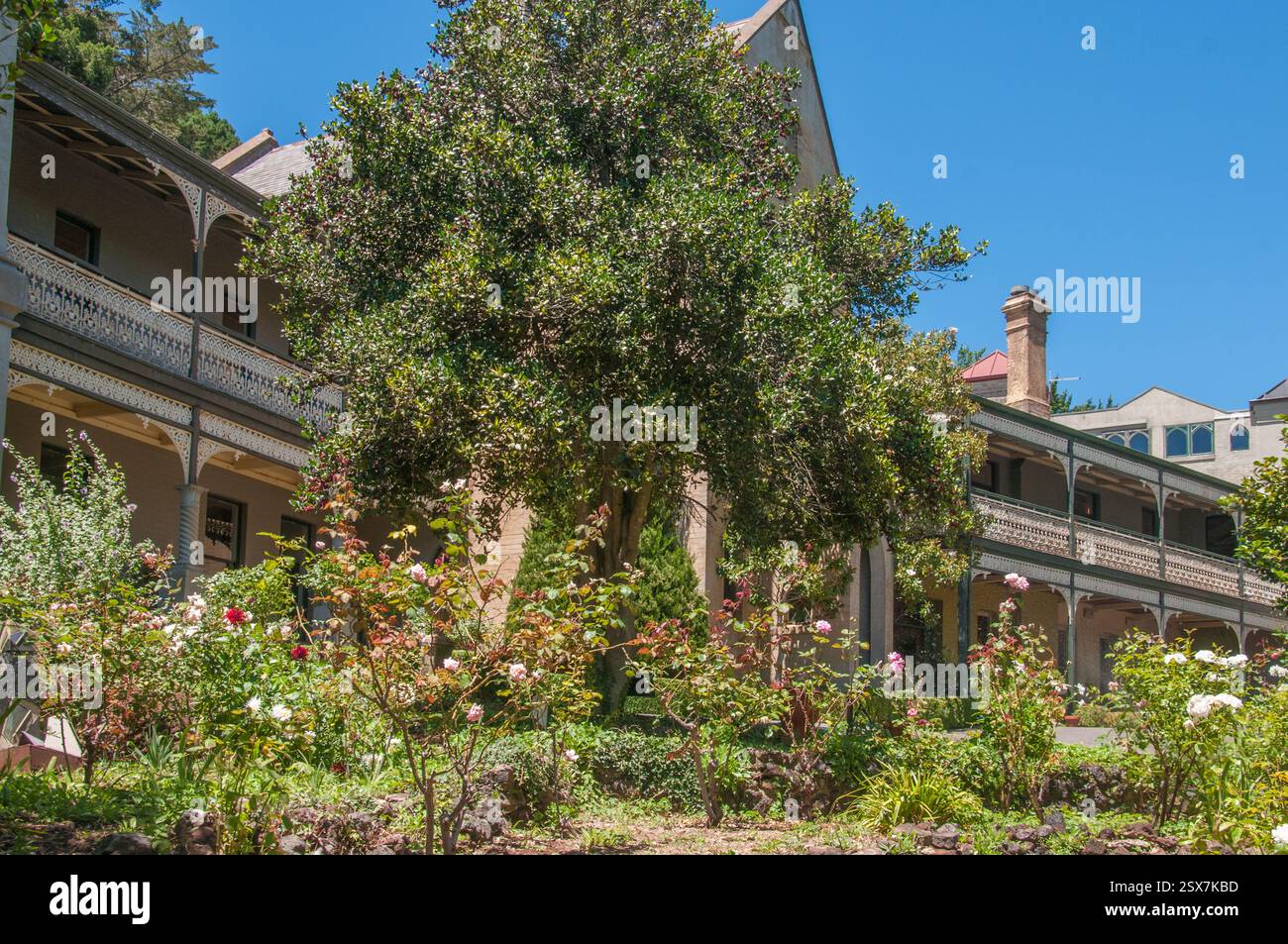 Nestled on the crest of Wombat Hill, overlooking the goldfields town of ...